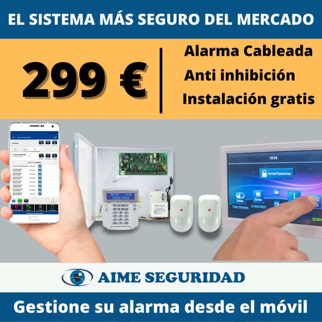 KIT ALARMA CABLEADA PARA HOGAR O NEGOCIO – Aime Seguridad